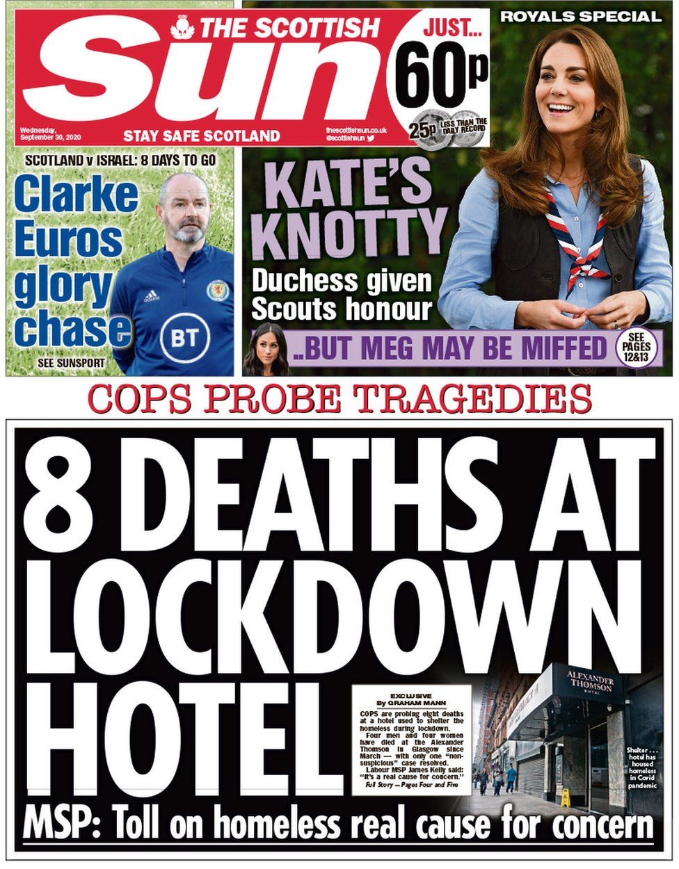 Scotland's papers: Cancer checks missed and 'lockdown hotel' deaths ...