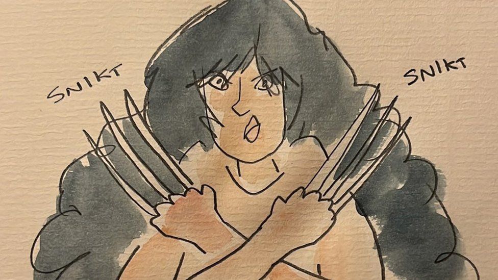 The stress and fun of sketching Eurovision - BBC News