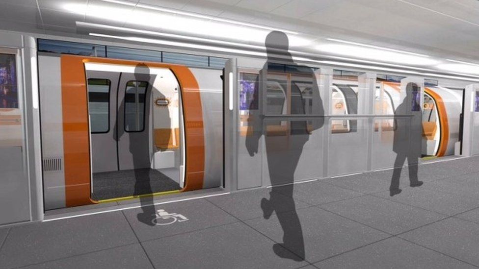 New trains unveiled for Glasgow Subway system - BBC News