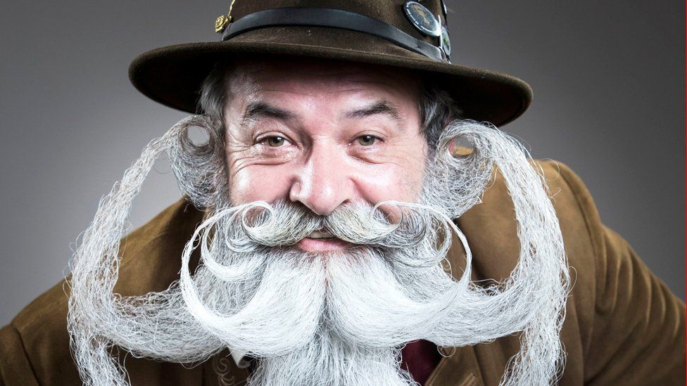Tash-tastic! Beards and moustaches compete at British Champs - BBC ...