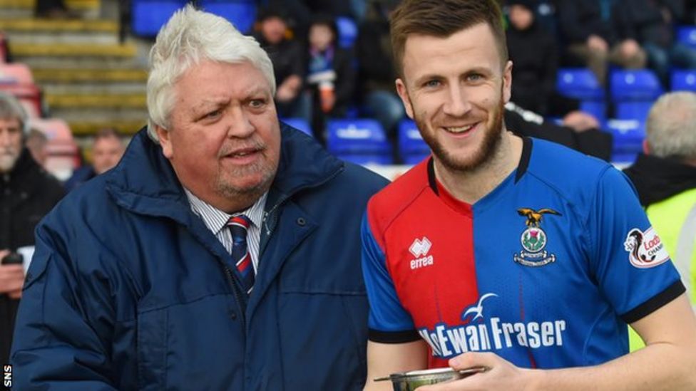 Inverness Caledonian Thistle: Chairman Graham Rae and director Alan ...