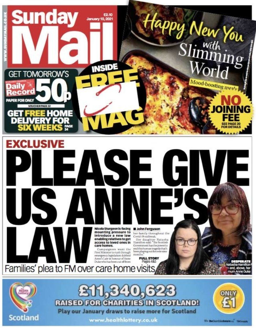 Scotland's papers: Hospitals' 'crisis' and vaccine rollout fears - BBC News