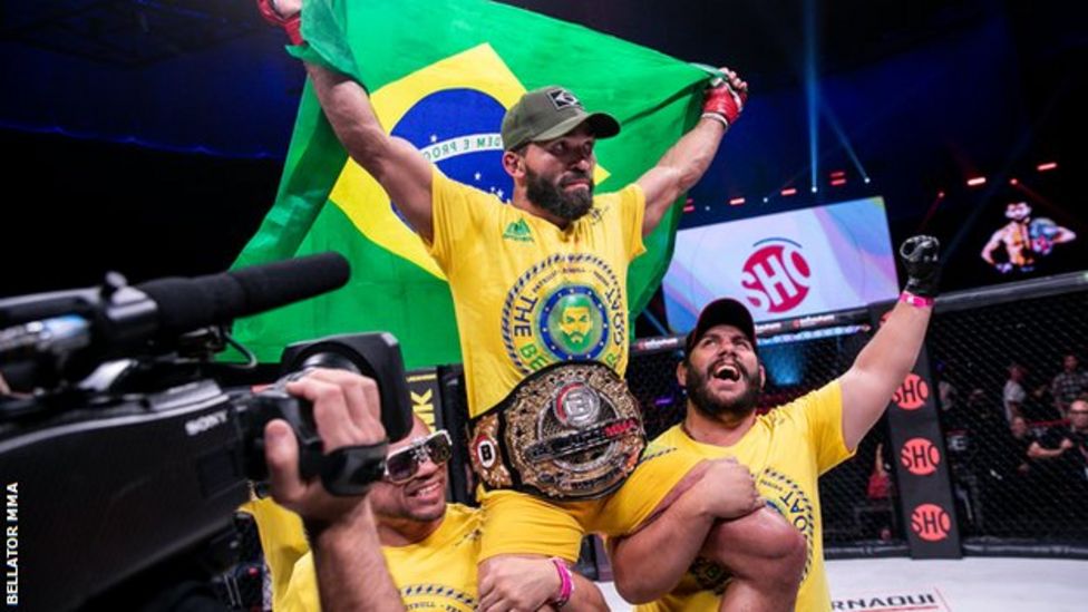 MMA: Bellator's AJ McKee and Patricio 'Pitbull' Freire to fight Rizin stars in Japan - BBC Sport