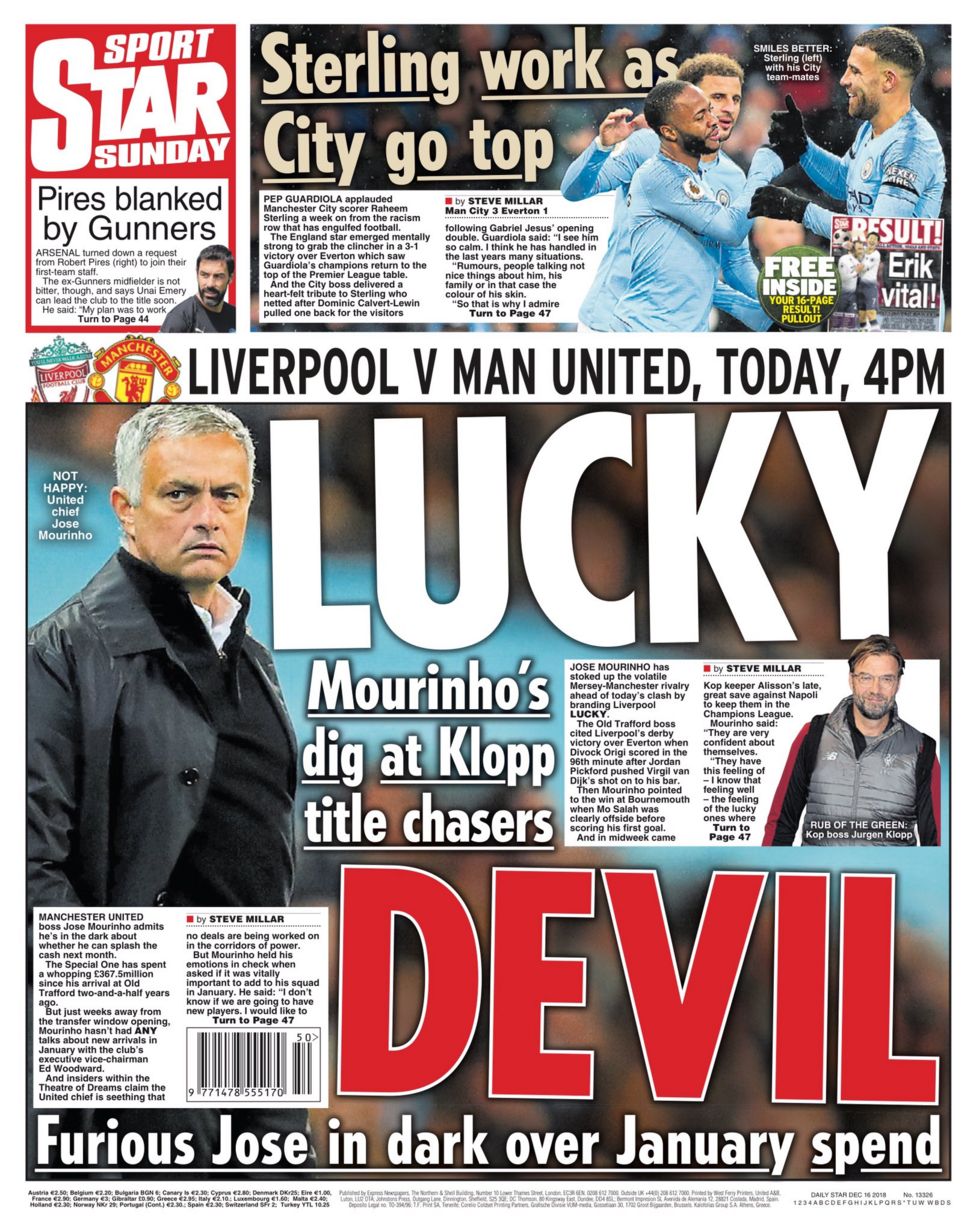 Sunday's papers - BBC Sport