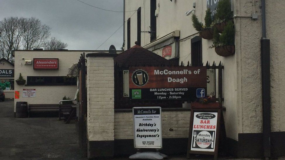 Doagh bar attack: Two appear in court - BBC News