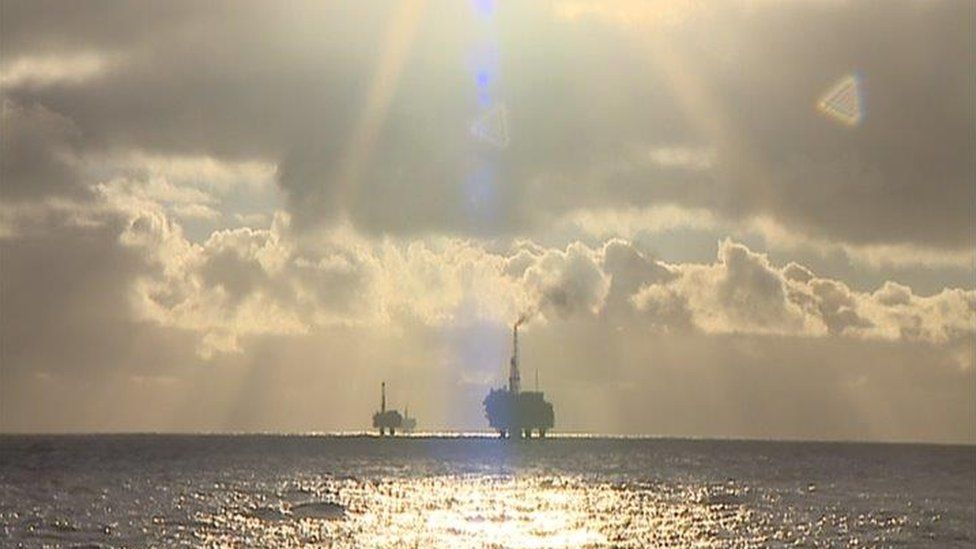 Platform legs at Shell Brent field could be left at sea - BBC News