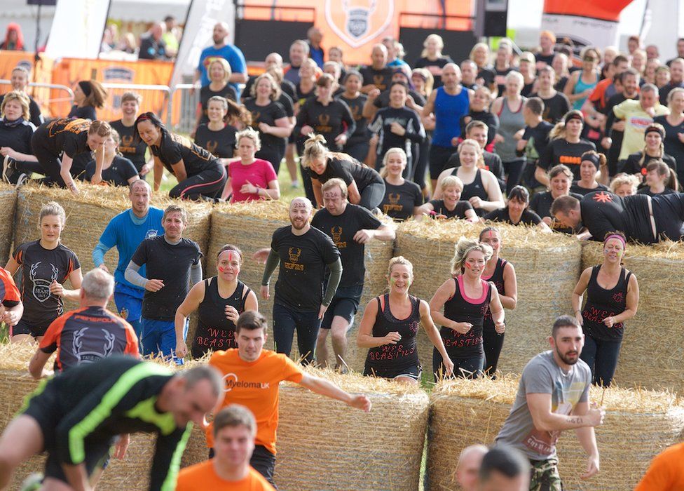 Muddy puddles: Pictures from Loch Ness Beast Race - BBC News