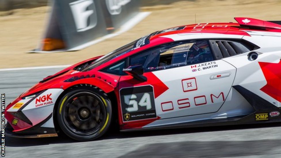 Charlie Martin third in class on Lamborghini Super Trofeo debut - BBC Sport