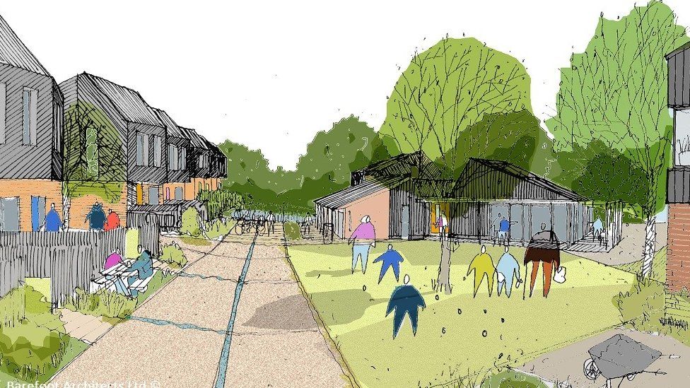 Bridport affordable housing scheme welcomes first residents - BBC News