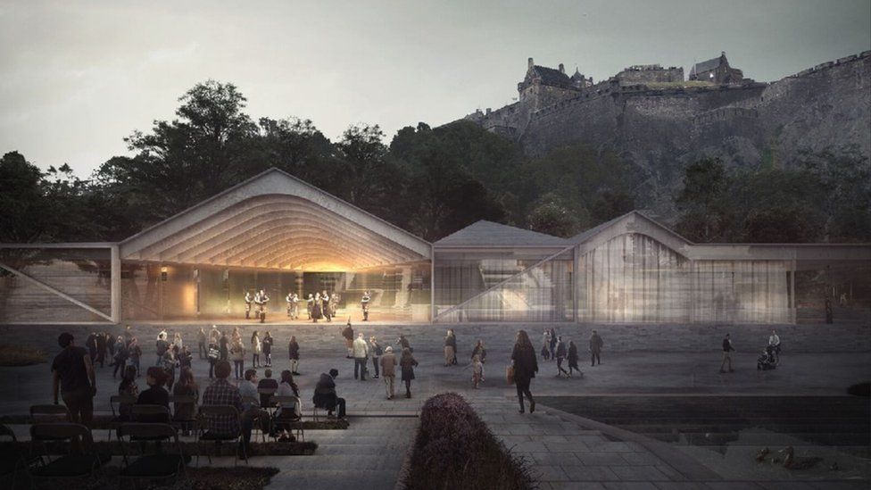 Edinburgh's Ross Bandstand architects shortlisted - BBC News