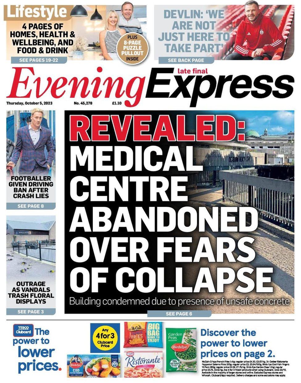 Scotland's papers: Police antidepressants row and Sunak praises union ...