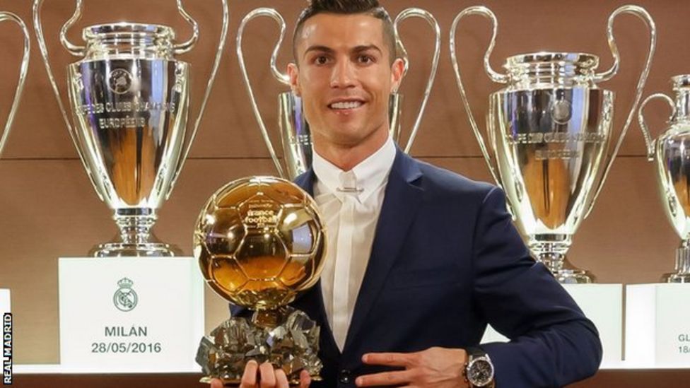 Ronaldo wins Ballon d'Or for the fourth time - BBC Newsround