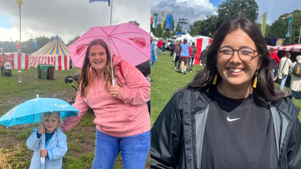 Miloedd yn heidio i gartref newydd Tafwyl er y glaw - BBC Cymru Fyw