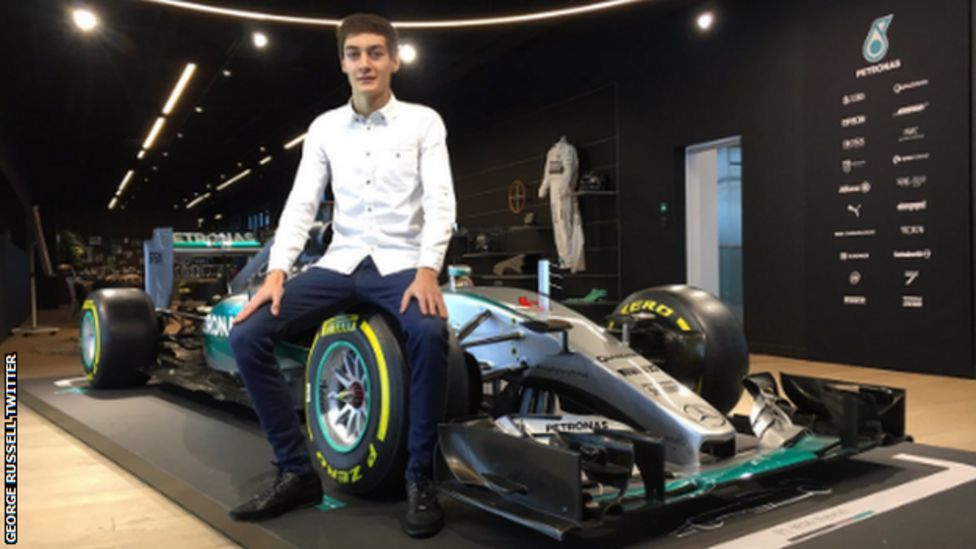 George Russell: World champions Mercedes sign teenager from King's Lynn ...