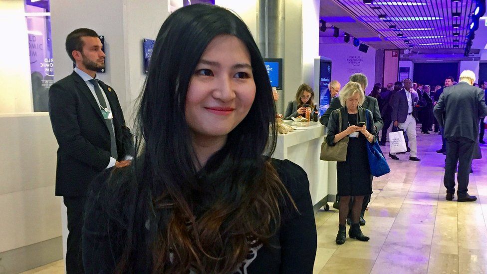 Donald who? Davos shrugs off President Trump's visit - BBC News