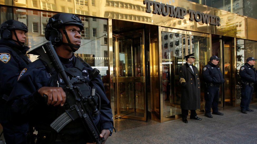Secret Service quits Trump Tower in dispute over lease - BBC News