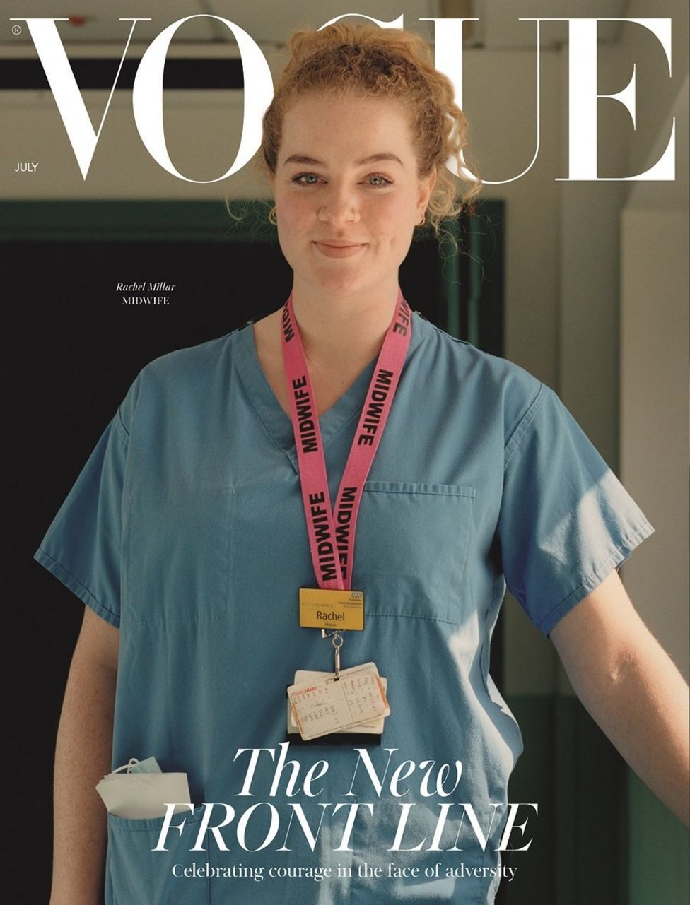 Coronavirus: Vogue cover features NI midwife - BBC News