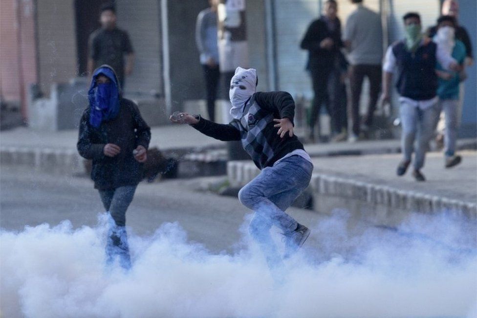 Kashmir protests death toll rises to four - BBC News
