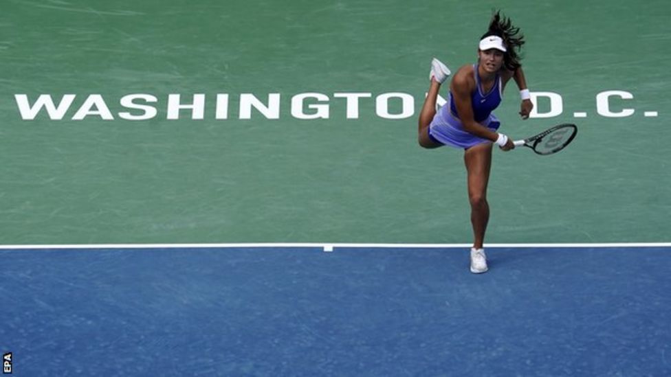 Washington Open: Emma Raducanu & Dan Evans reach quarter-finals - BBC Sport