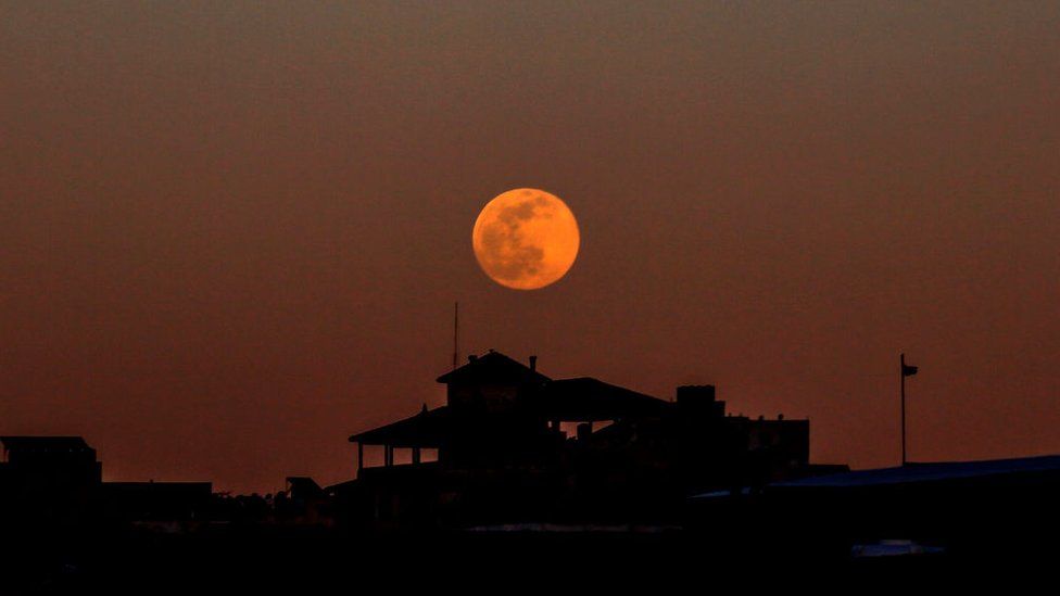 Wolf Moon: Check out the view from around the world - BBC Newsround