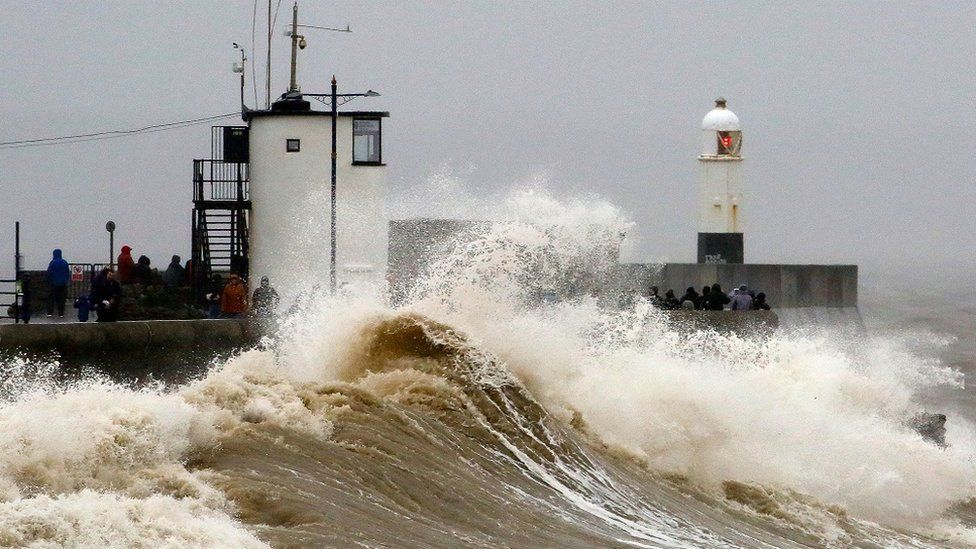 Storm Dennis: Army called in to help shore up defences - BBC News