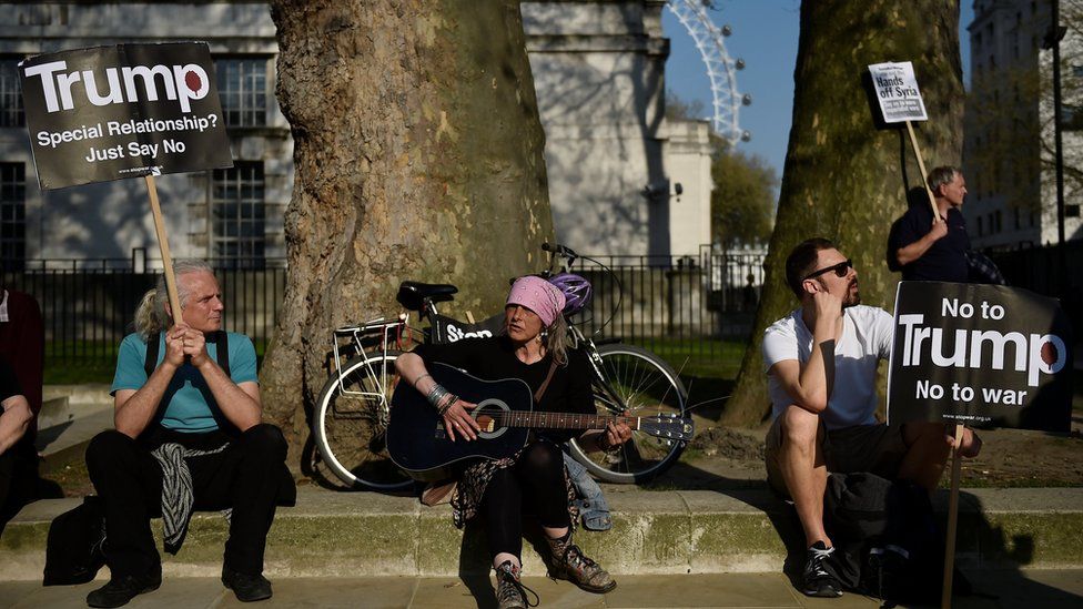 Syrian Refugee Felt Oppressed By Stop The War Protest Bbc News