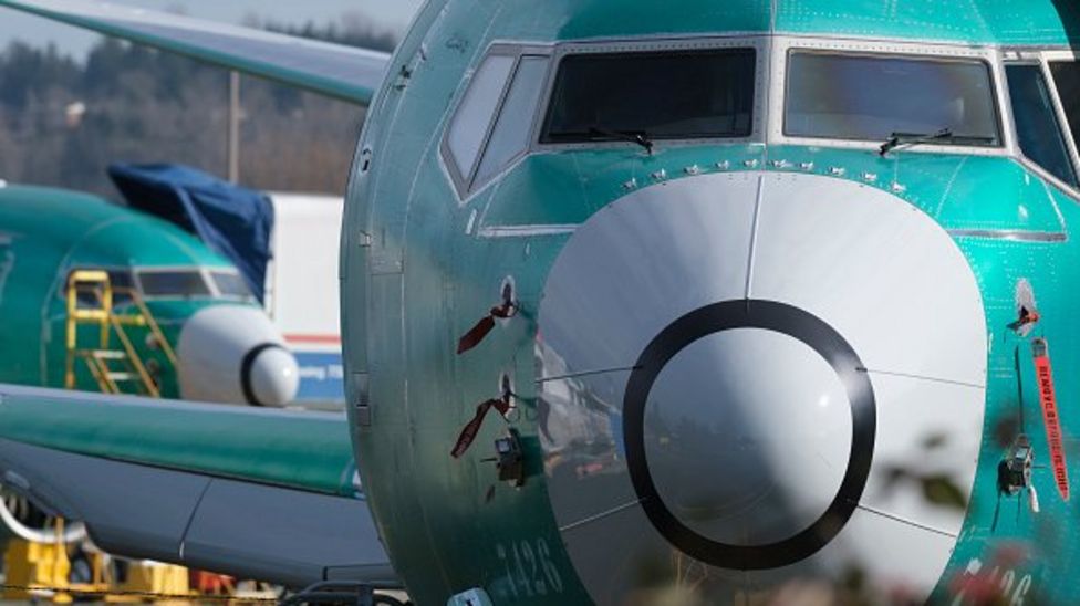 Boeing grounds entire 737 Max crash aircraft fleet - BBC News