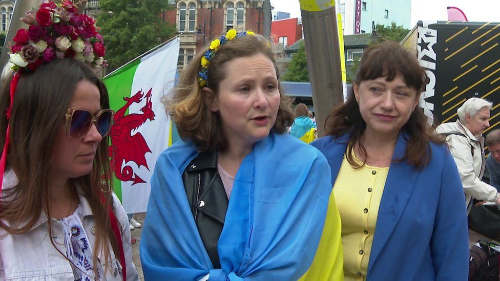 Wcráin: 'Pwysig parhau i gofio yr hyn sy'n digwydd' - BBC Cymru Fyw