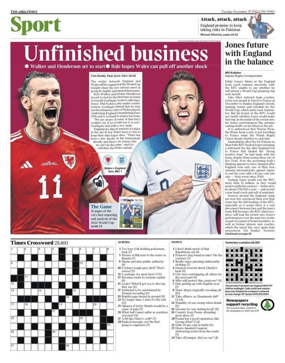 Tuesday's papers - BBC Sport
