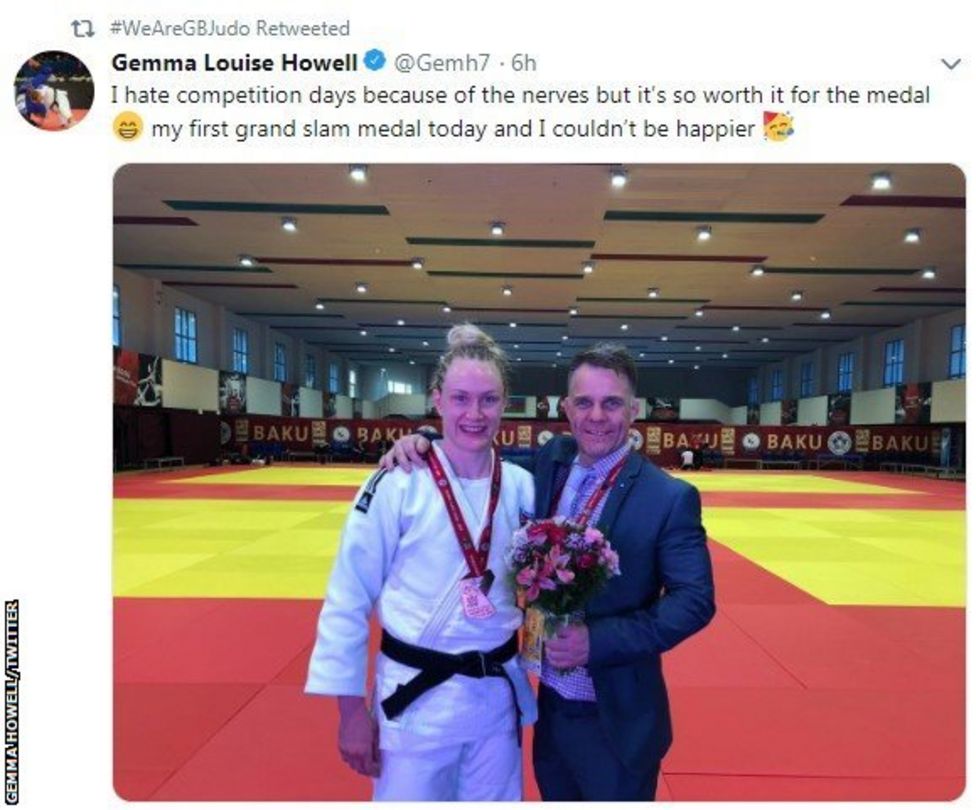 Baku Grand Slam: Briton Gemma Howell wins -70kg bronze - BBC Sport