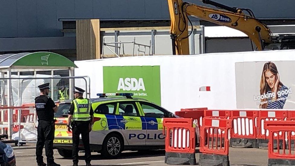 Man dies after industrial accident at Asda in Peterhead - BBC News