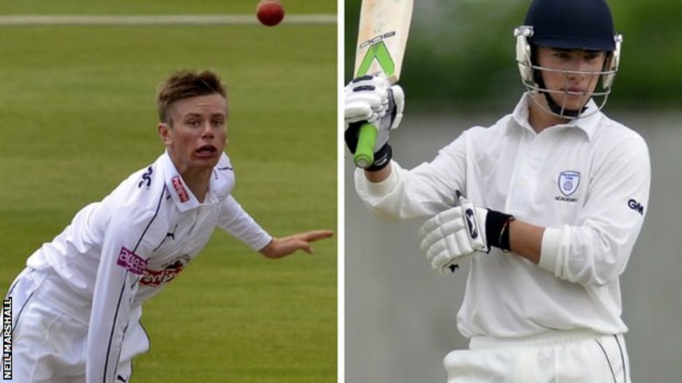 Hampshire: Mason Crane and Joe Weatherley sign contracts - BBC Sport