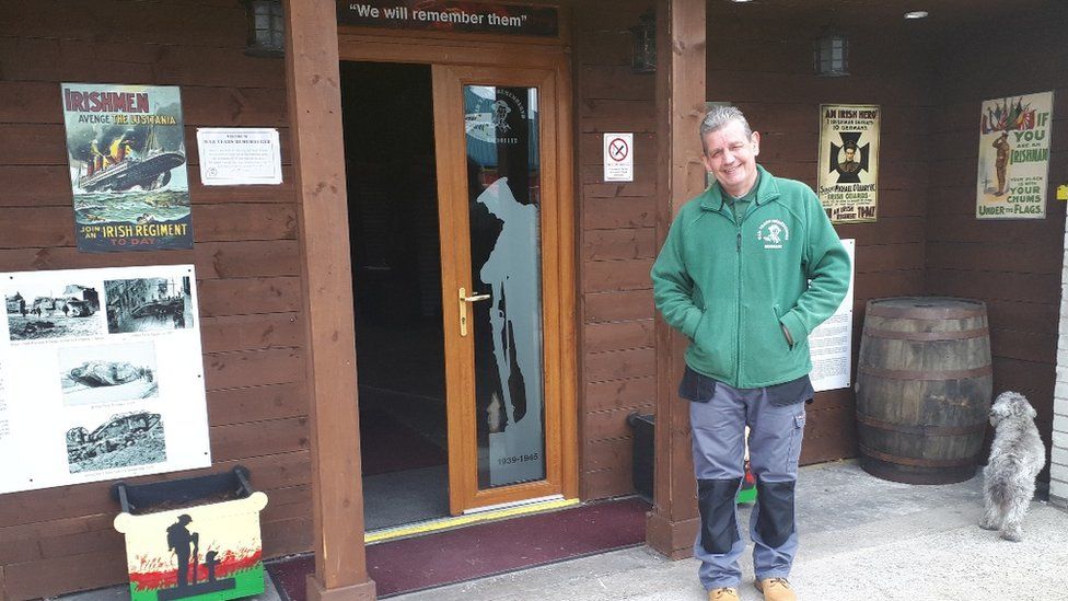 Award for County Antrim man behind one-of-a-kind war museum - BBC News