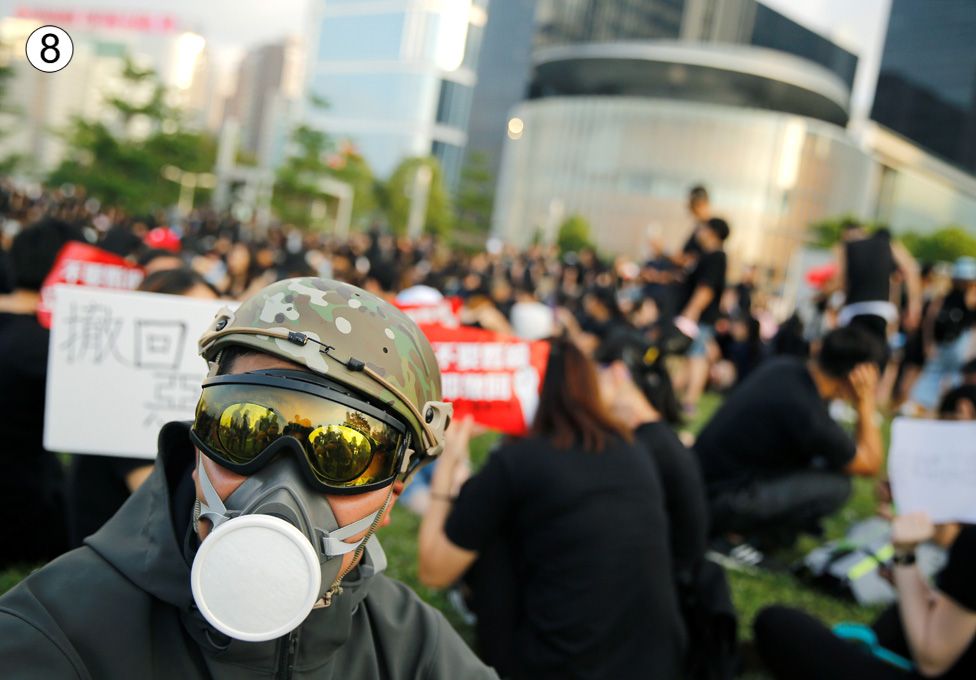 Hong Kong protests: Scale of the march in photos - BBC News