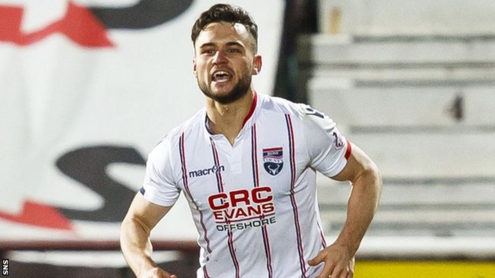 Alex Schalk: Ross County striker to stay in Dingwall next season - BBC ...