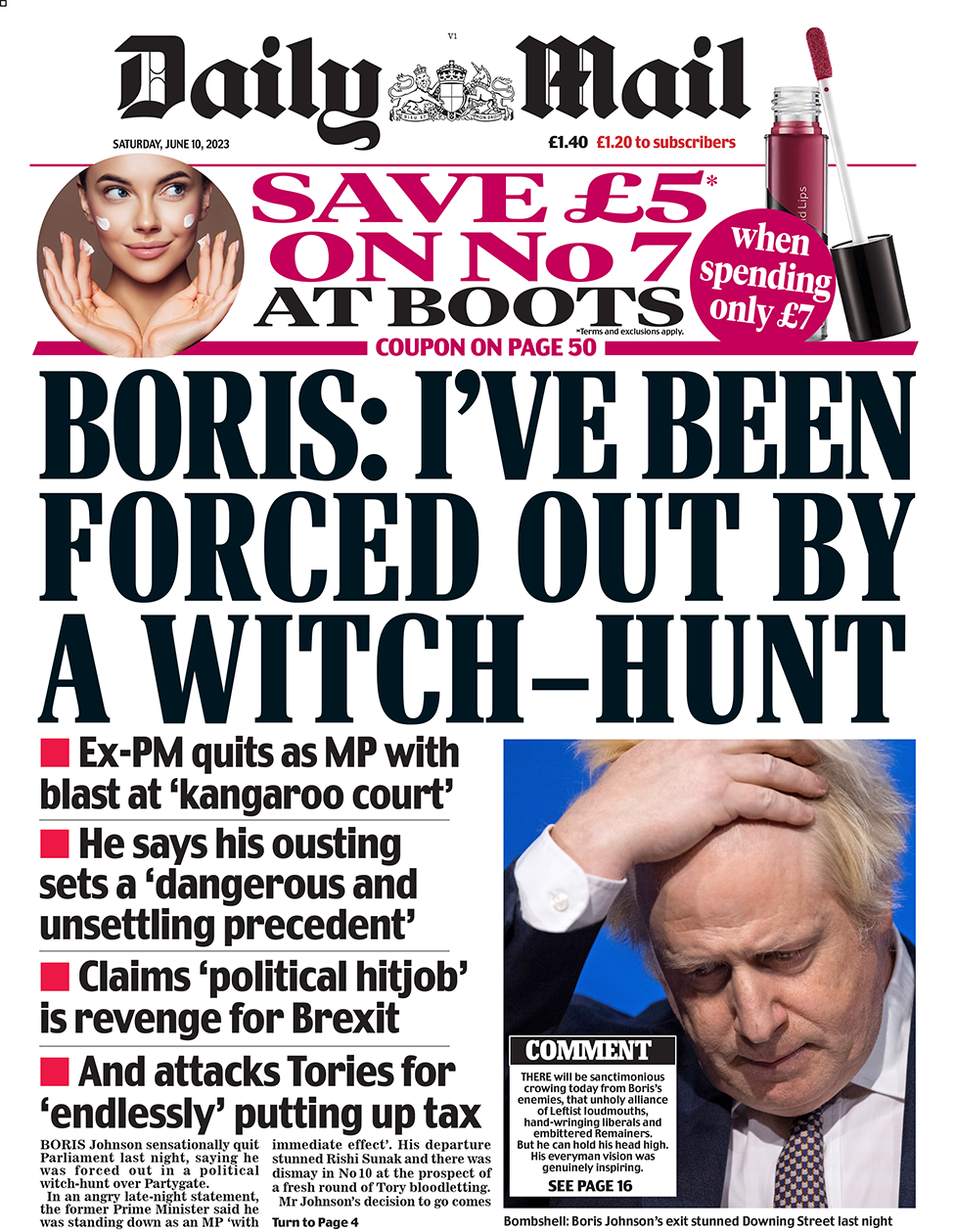 'Johnson quits over Partygate' - BBC News