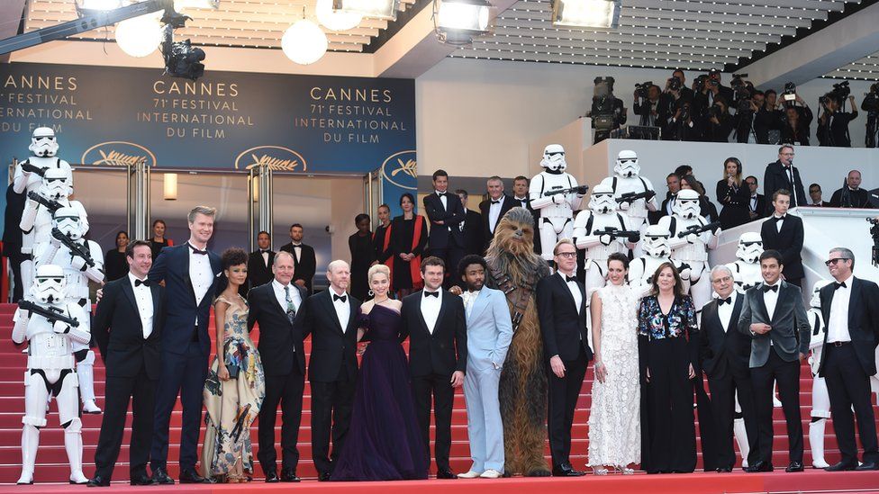 Solo film brings Star Wars back to Cannes - BBC News