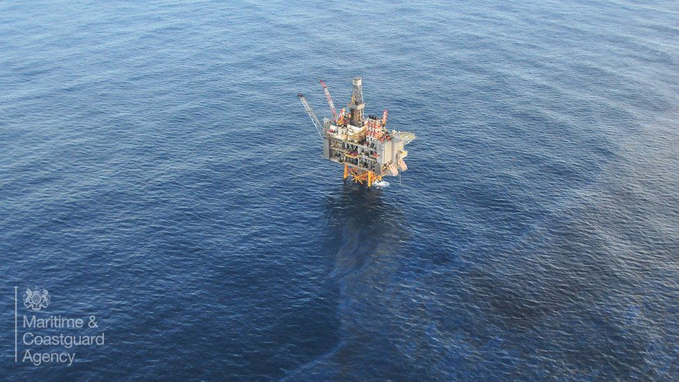 Production restarts at BP Clair platform after leak - BBC News