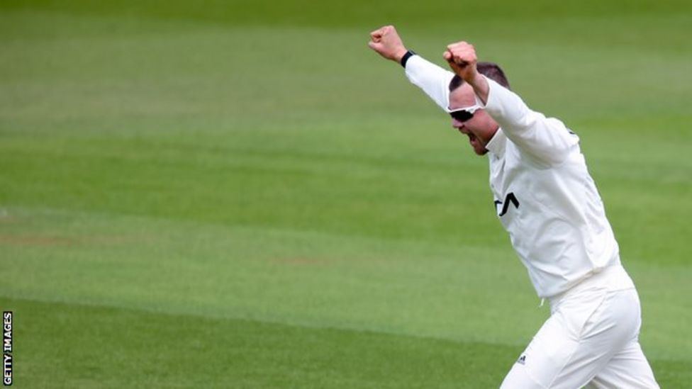 County Championship: Daniel Moriarty puts Surrey on course for win over ...
