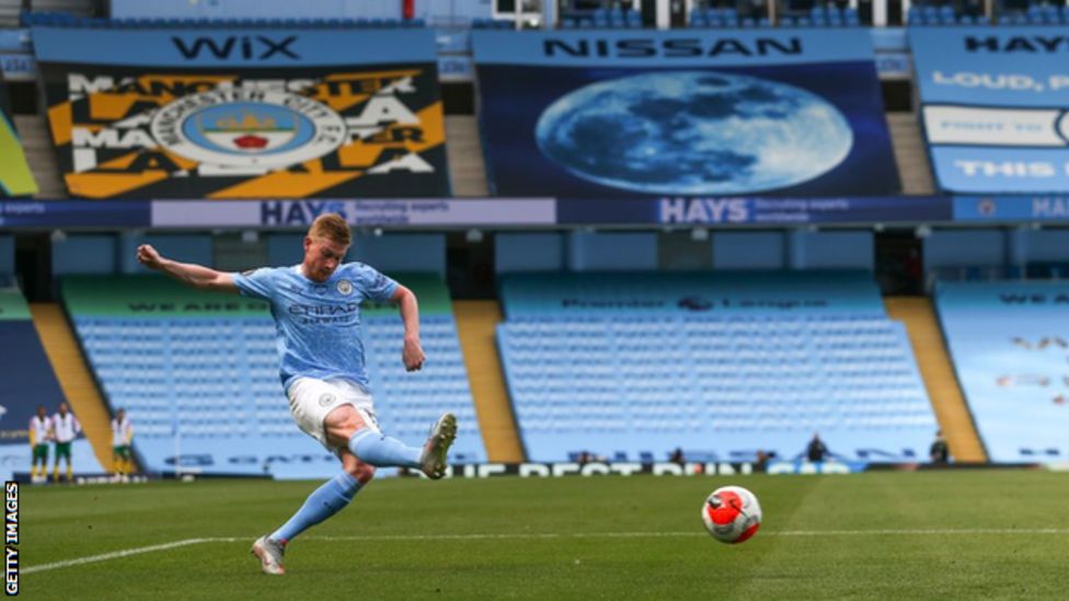 Kevin de Bruyne: Manchester City midfielder named Premier League player ...