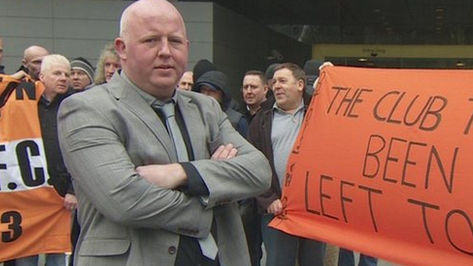 Blackpool fans on Karl Oyston text harassment charges - BBC News