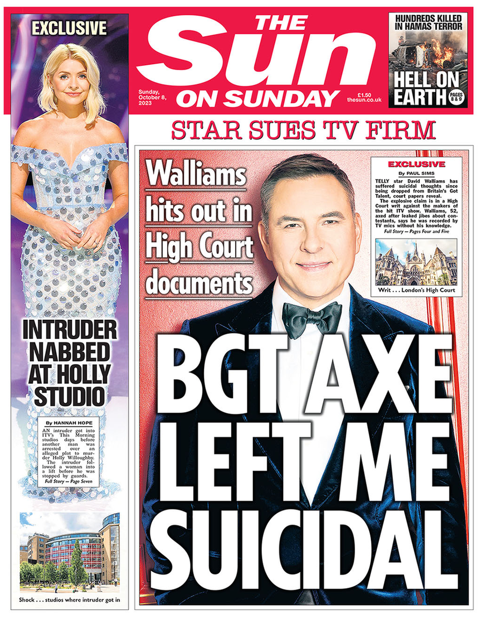 Scotland's papers: Hamas attacks Israel and Labour conference - BBC News