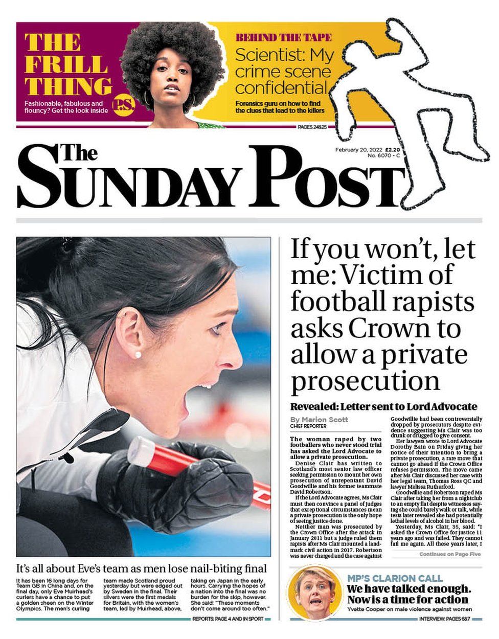 Scotland's papers: Court system under strain and Covid legal bill - BBC ...