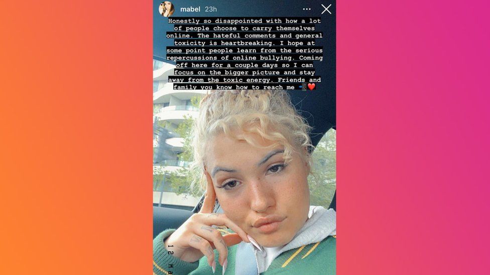 Mabel taking a break from social media over online bullying - BBC Newsround