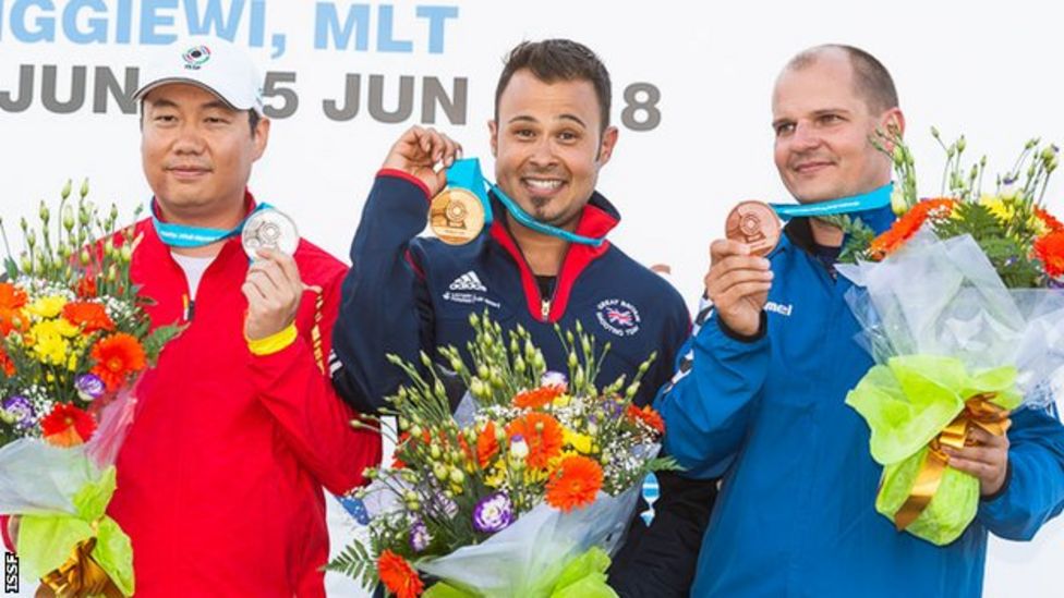 Aaron Heading: Briton wins World Cup trap gold in Malta - BBC Sport