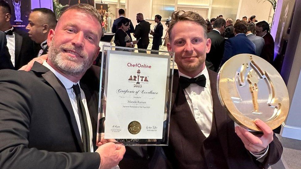 Japanese restaurant in Worcester named best of the year - BBC News