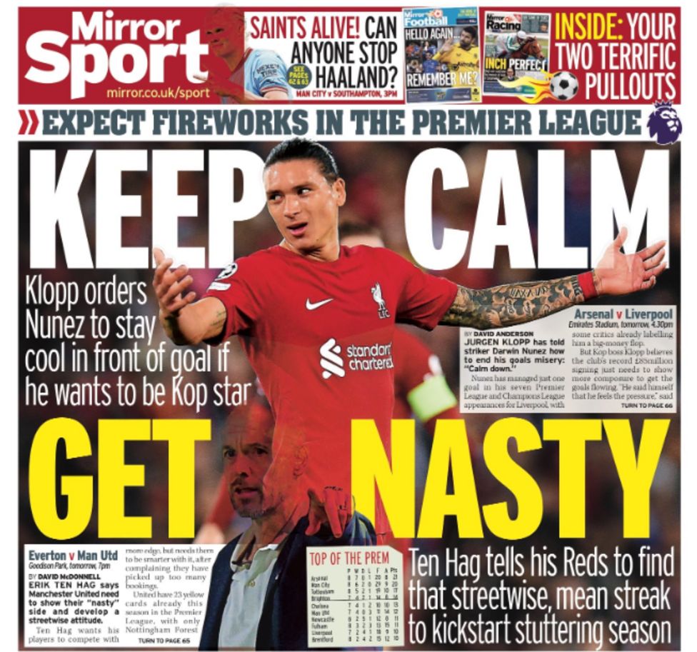 Saturday's back pages - BBC Sport