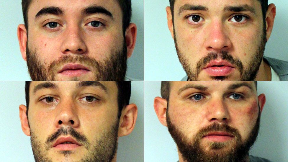 Foiled Piccadilly armed 'smash and grab' moped gang sentenced - BBC News