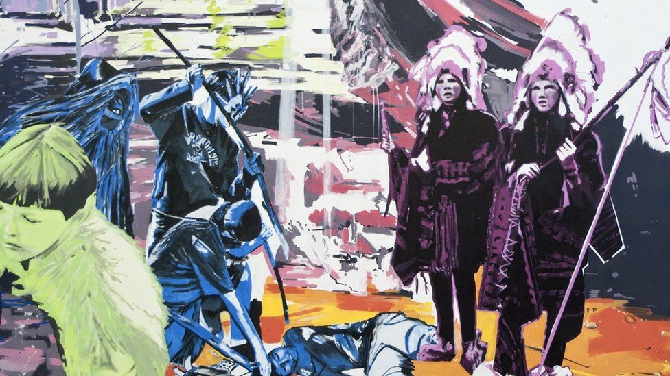 Artist Stuart Semple asked to prove works are his - BBC News