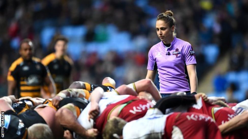 Sara Cox to become first woman to referee Premiership game - BBC Sport